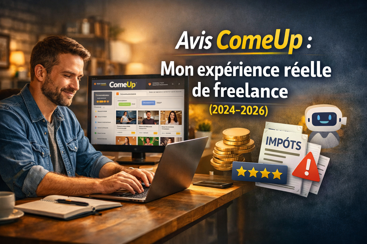 Avis ComeUp : mon expérience réelle de freelance (2024–2026)